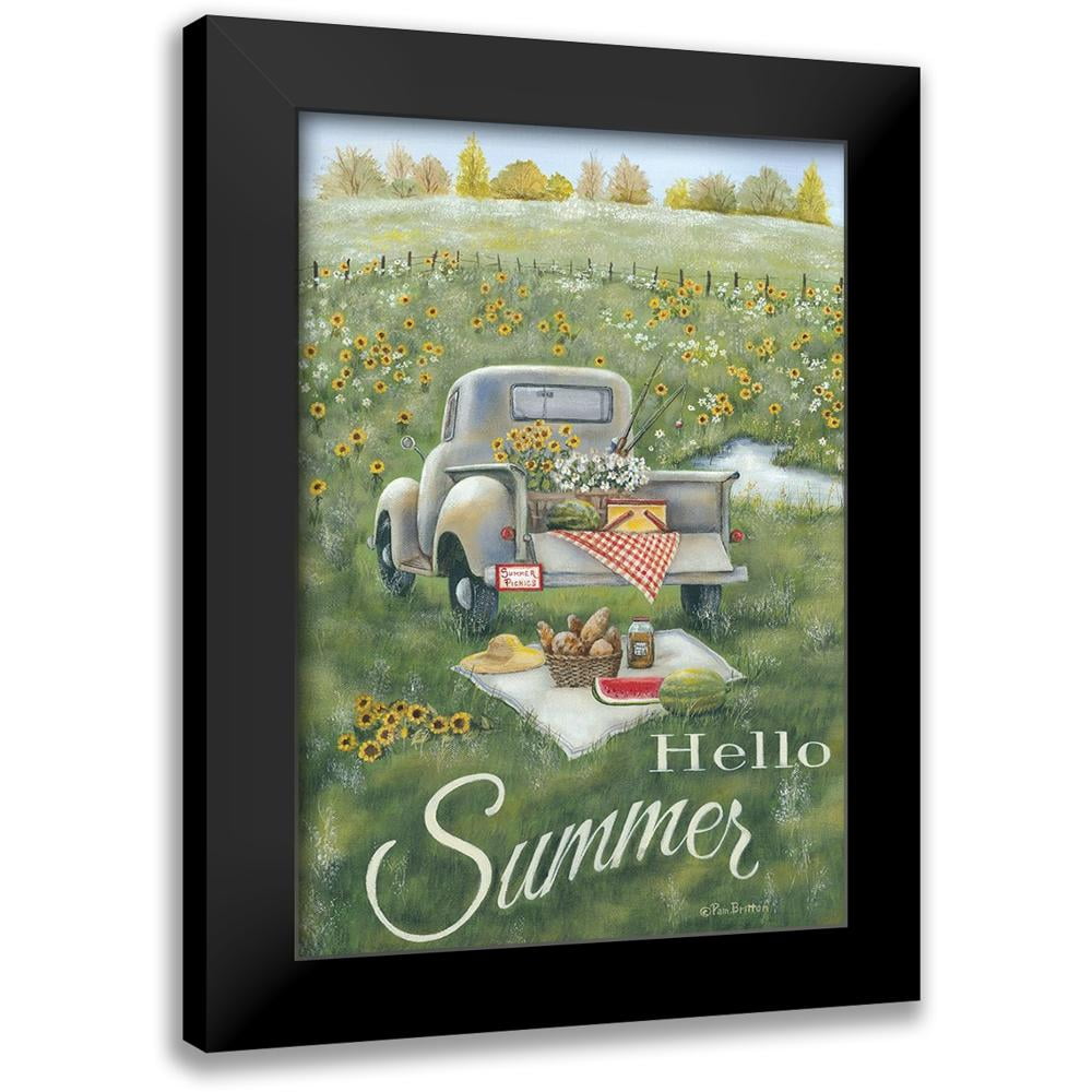 Britton, Pam 14x18 Black Modern Framed Museum Art Print Titled - Hello ...