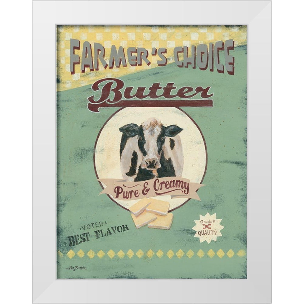 Britton, Pam 25x32 White Modern Wood Framed Museum Art Print Titled ...