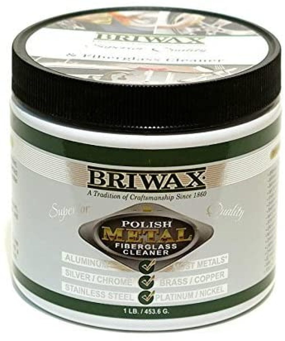 Briwax Metal Polish & Fiberglass Cleaner Paste 1 Lb - Walmart.com