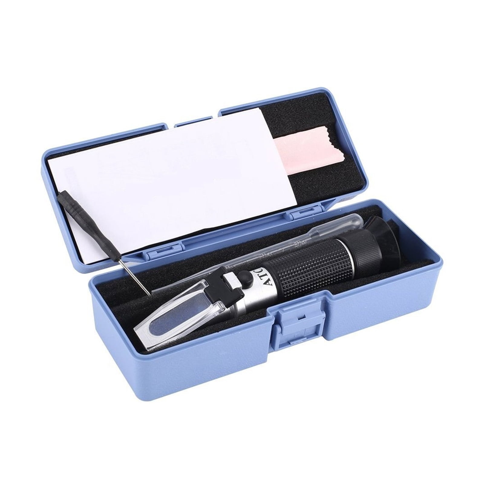 Brix Refractometer 0~32% Optical Sugar Food Beverages ATC Content Meter ...