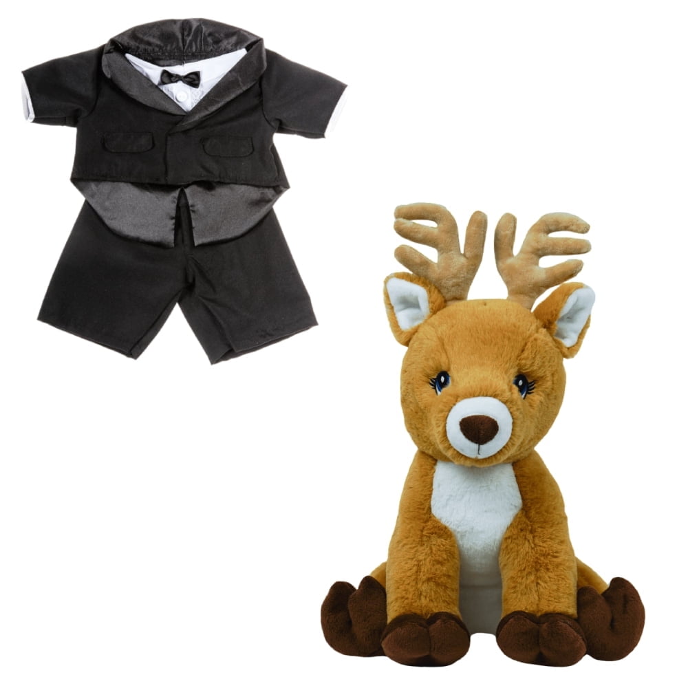 Plush Gear 16" Brix the Buck Plush Toy – Stuffed Reindeer Deer in ...