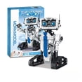 BrixVibe 3n1 White Robot Building Set with Remote Control Compatible ...