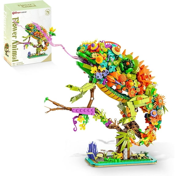 BrixVibe Chameleon Building Blocks Set Compatible with Lego Animals ...