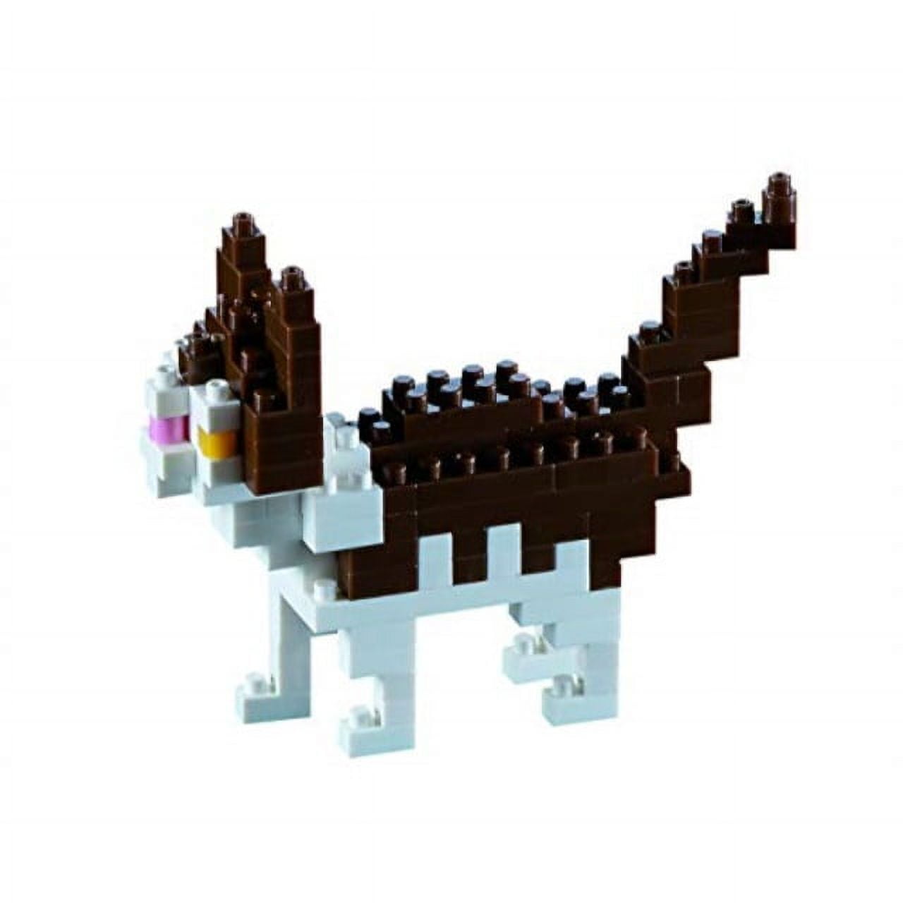 Brixies Brick Model CAT 3-D Model Brick Building Kit - Walmart.com