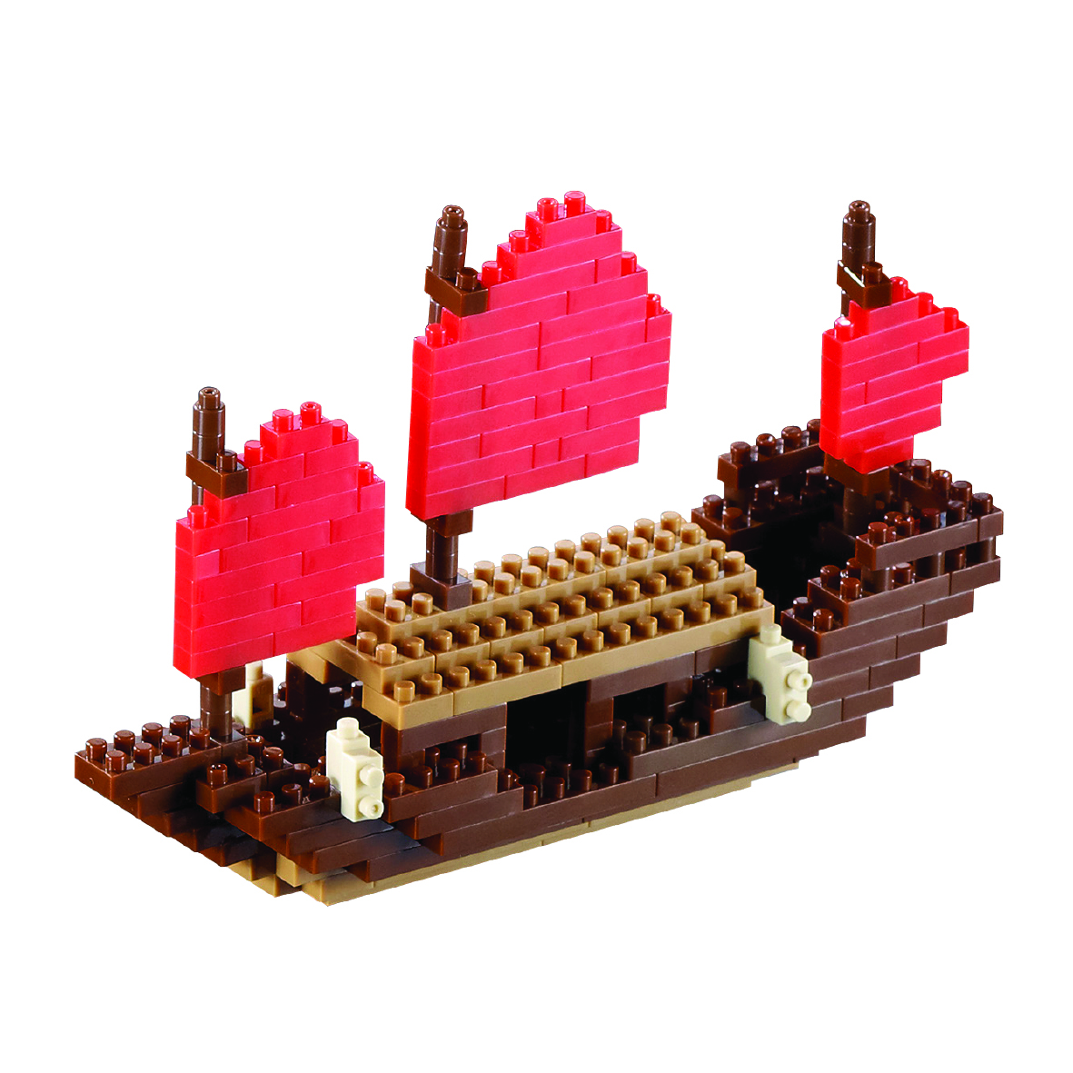Brixies Brick Model JUNK BOAT 3-D Model Brick Building Kit - Walmart.com