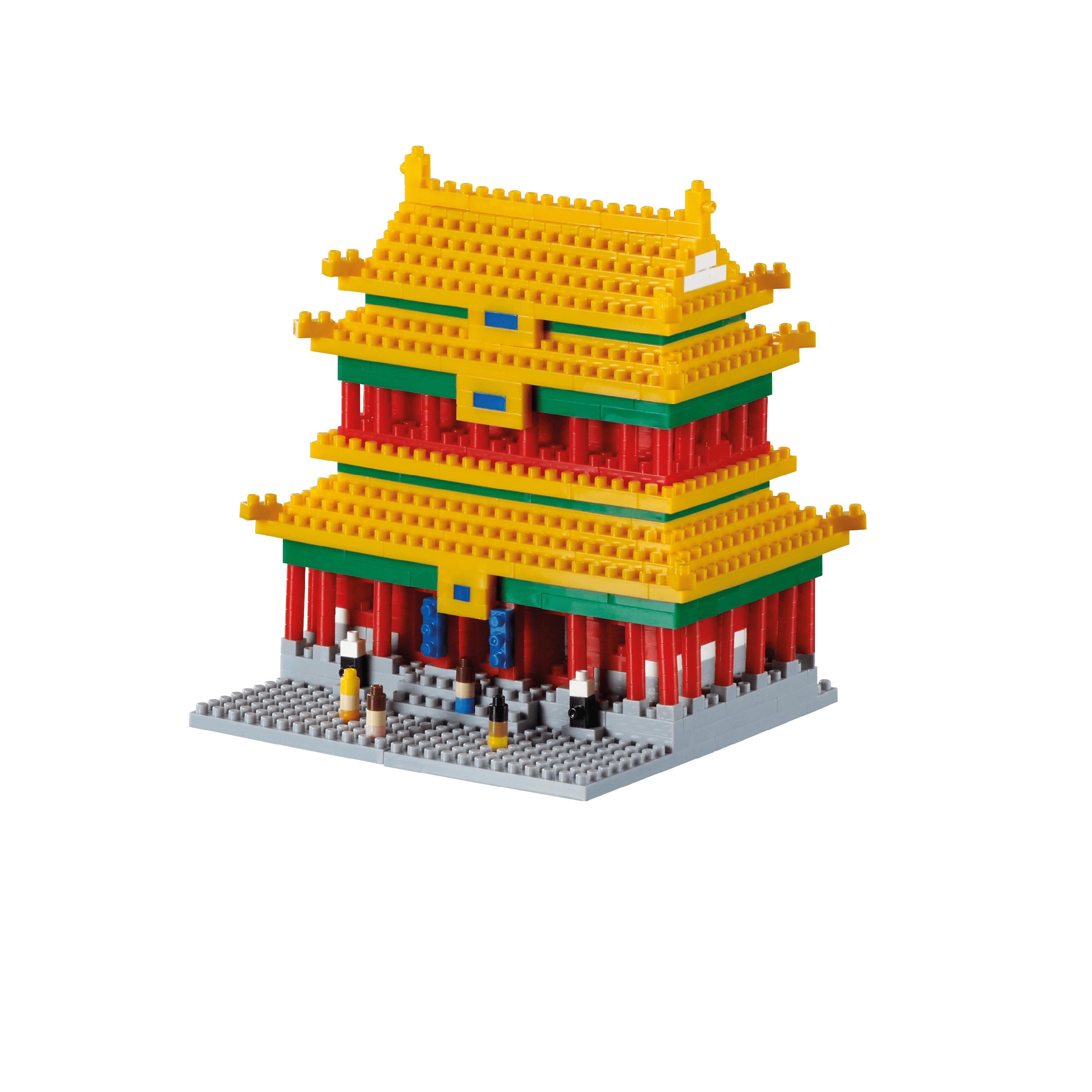 Brixies Brick Model THE LAMA TEMPLE 3-D Model Brick Building Kit ...