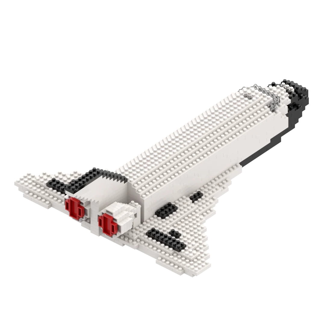 Brixies Space Shuttle Orbiter 467 Piece Building Bricks Set 20578 ...