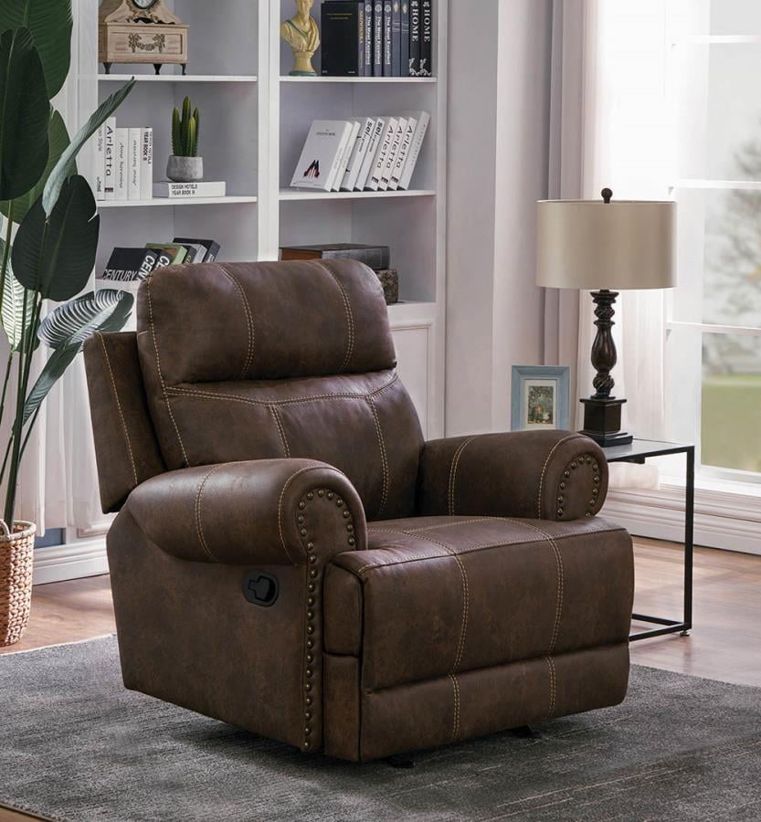 Brixton Buckskin Brown Glider Recliner - Walmart.com