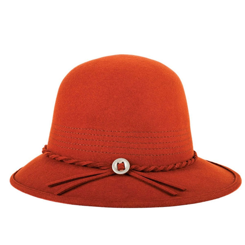 Brixton - Kat Rust Felt Women's Hat - Medium - Walmart.com