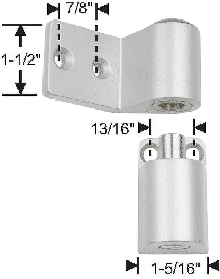 Brixwell 19-407al Intermediate Pivot Set aluminum Construction ...