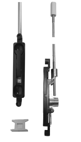 Brixwell 19-427bz Mortise Flush Bolt Bronze 10in Rod X 1/4in Offset 3 ...