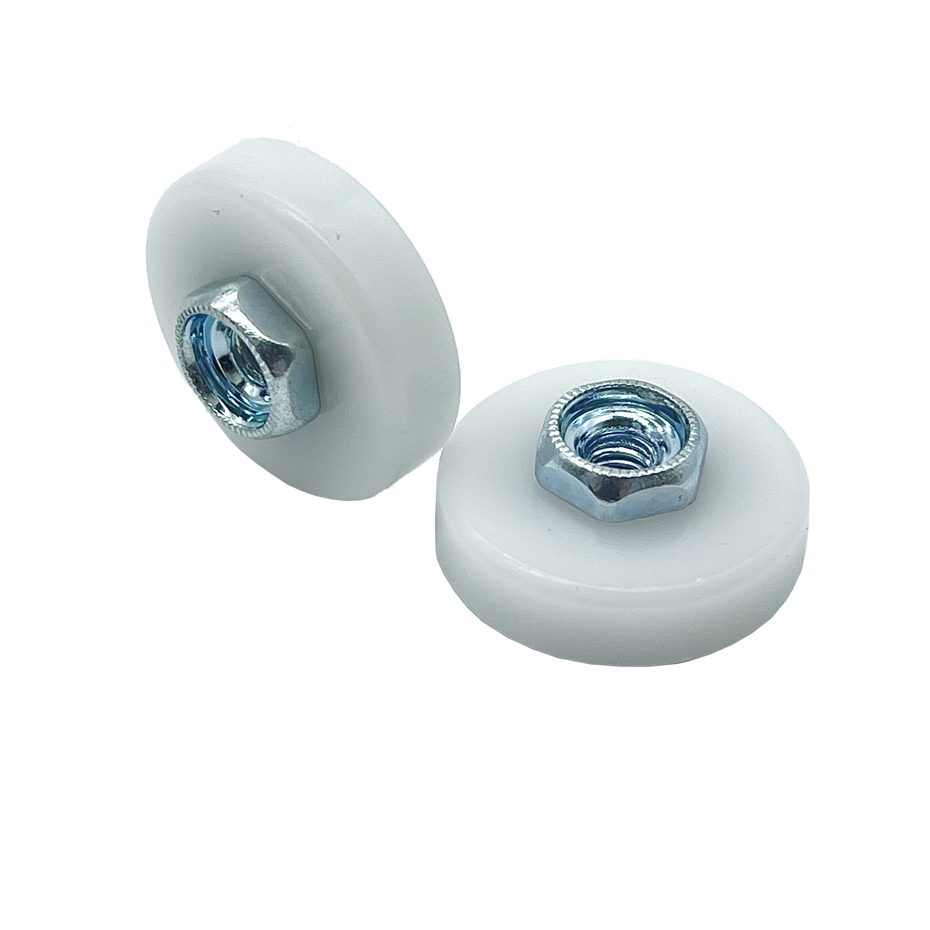 Brixwell 21-66-2 Shower Door Roller Flat 7/8" Pair White - Walmart.com