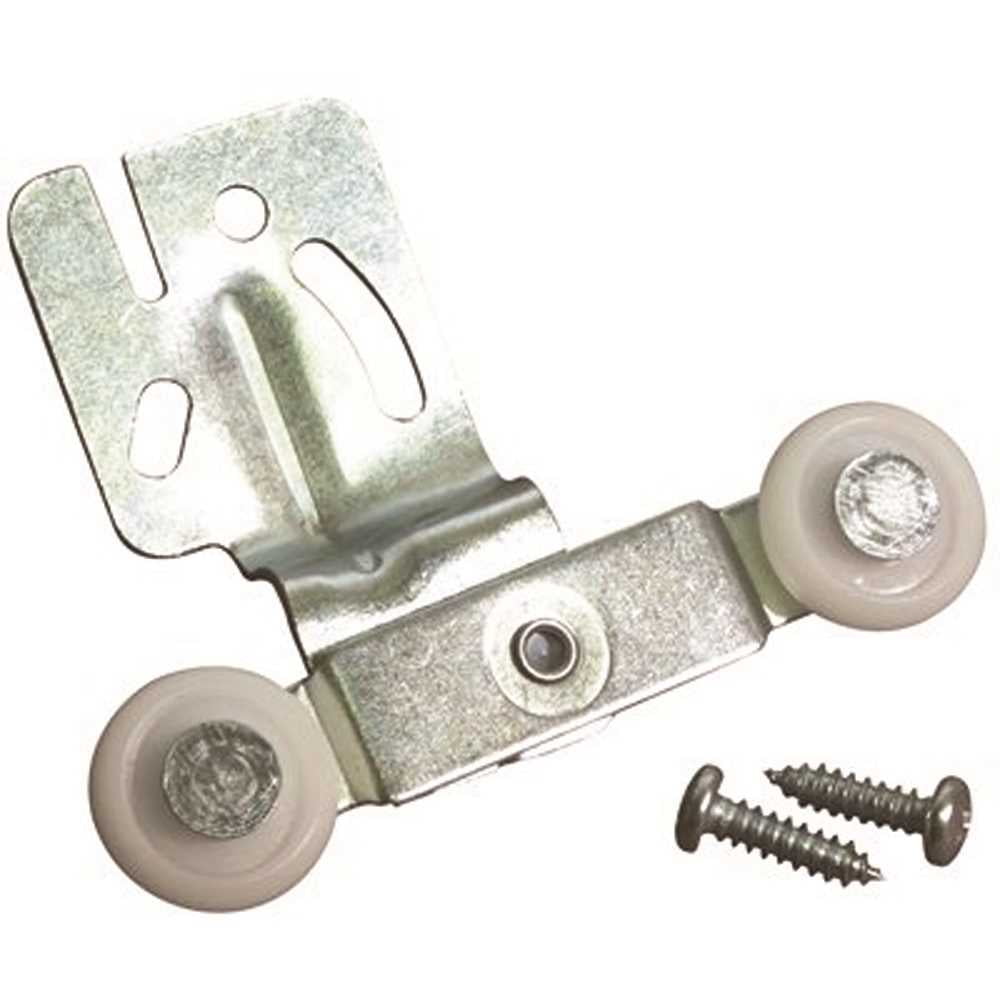 Brixwell 3-112 Bypass Closet Door Hanger 1/2 in. Offset Gray - Walmart.com