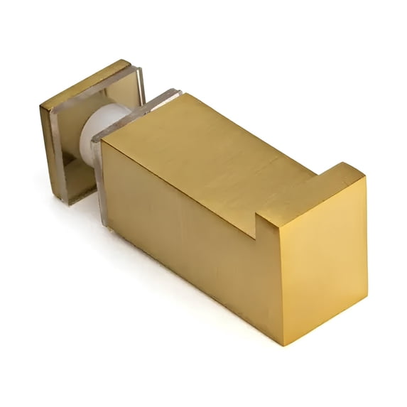 Brixwell BSRH1SB Square Thru Glass Towel Or Robe Hook For 3/8" to 1/2 ...