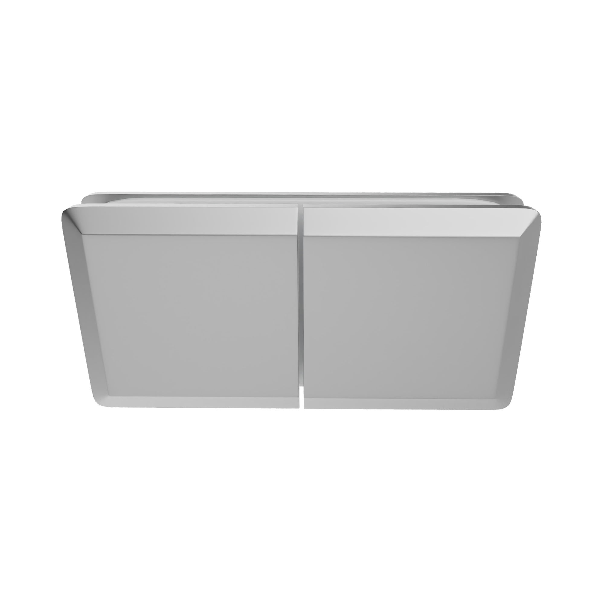 Brixwell C-P180Y-SA Premier Beveled Glass-to-Glass Clip 180 Degree "Y ...