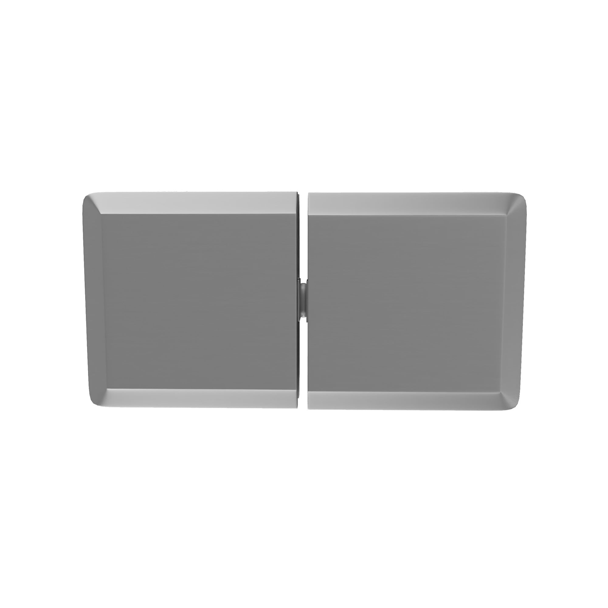 Brixwell C-PMTGTG-SC Premier Beveled Glass-to-Glass Operable Transom ...