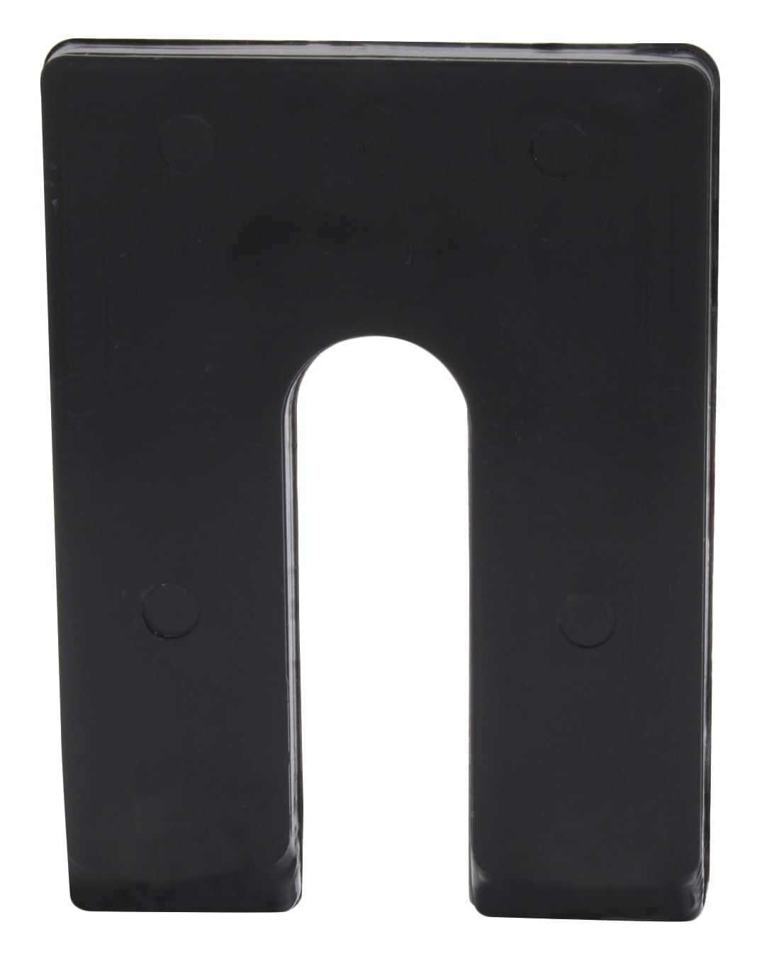 Brixwell PHS44-XCP50 1/4" x 4" Plastic Horseshoe Shim Black - pack of ...