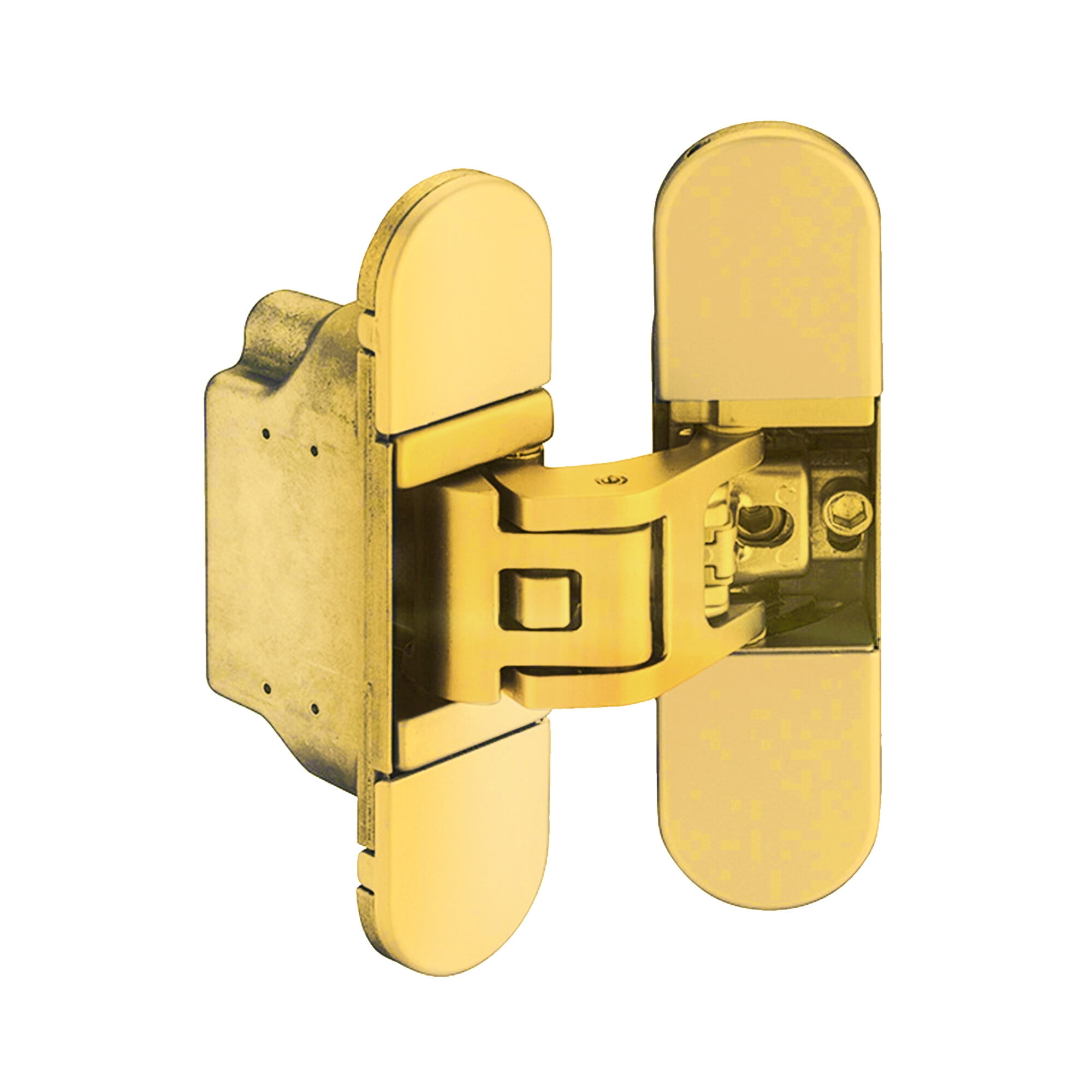 Brixwell QH0O-001 Door Hinge, Startec H7 3D adjustable Polished Gold ...