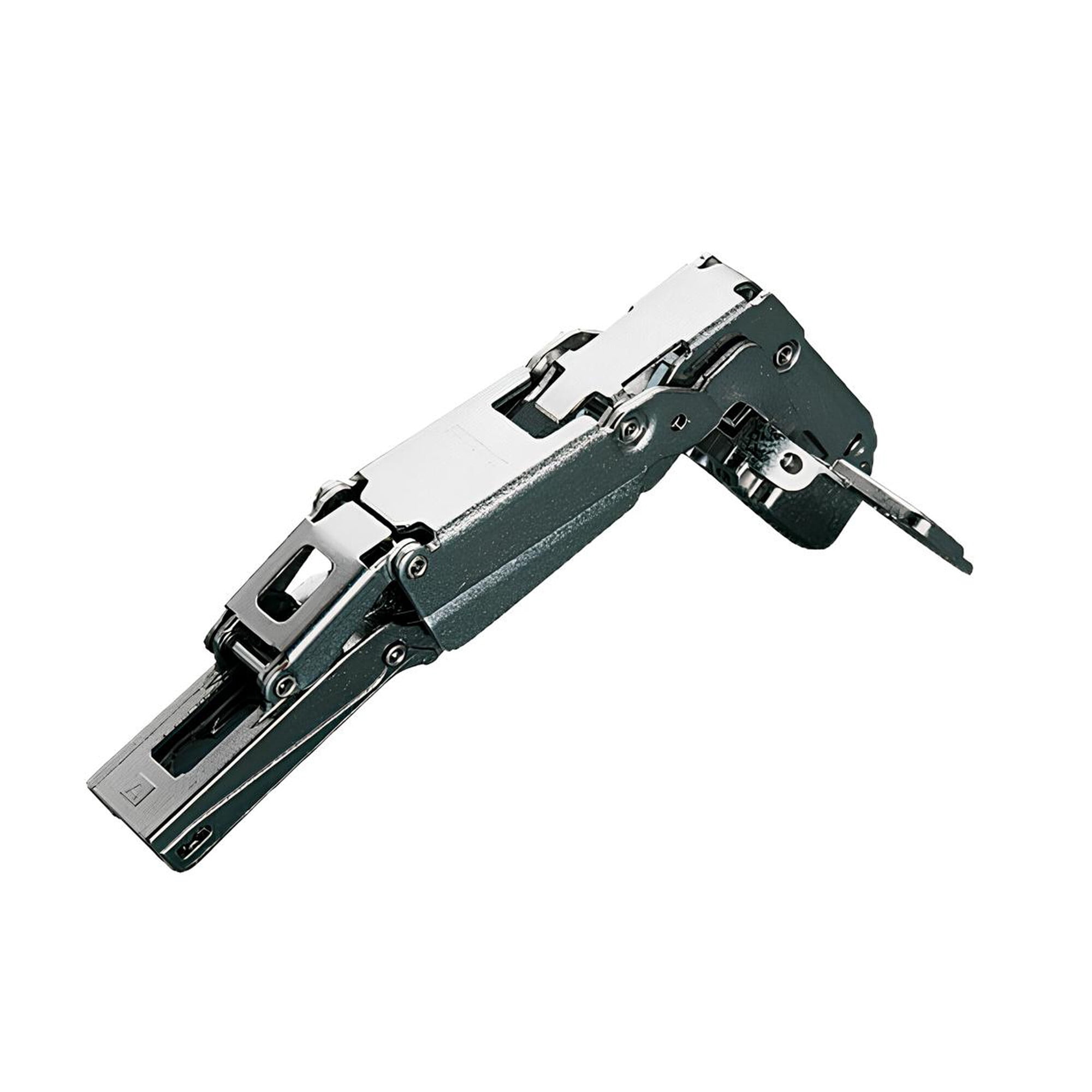 Brixwell QH3G-001 Concealed Hinge Salice Push Full Overlay With Screw mounting Nickel Plated ...