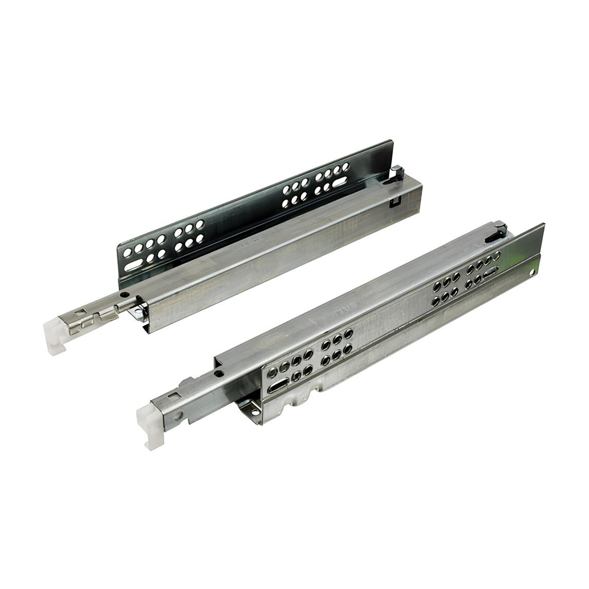 Brixwell QHE5-001 Salice A6555 Closet Slide with Soft Close, Full Extension 11" Length Zinc ...