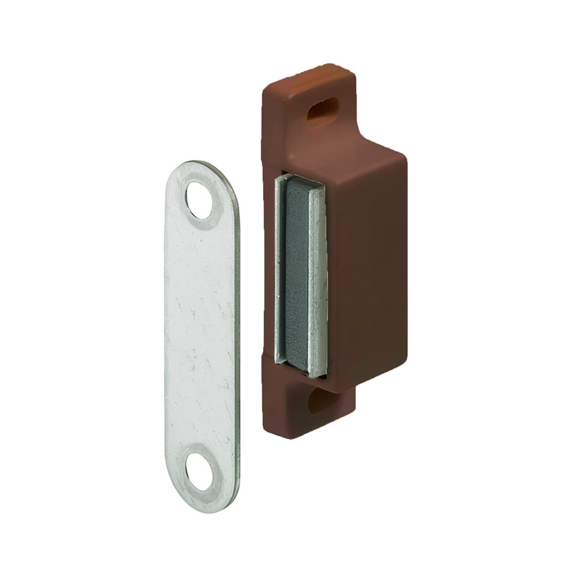 Brixwell QHFC-001 Magnetic Catch, 3 to 4 kg Pull For screw fixing Brown ...