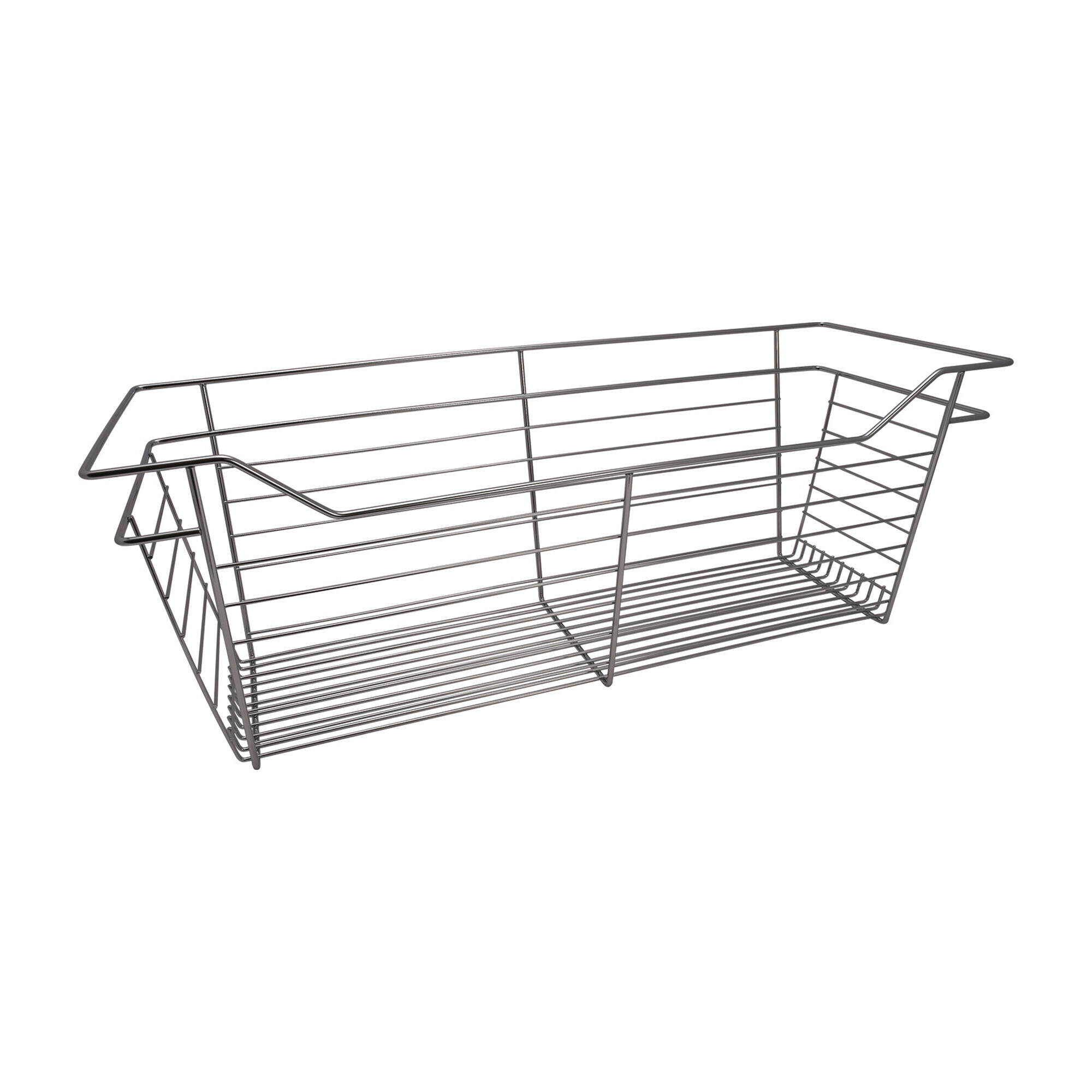 Brixwell QHHN-012 Wire Closet Basket, with Full Extension Slide 12 ...