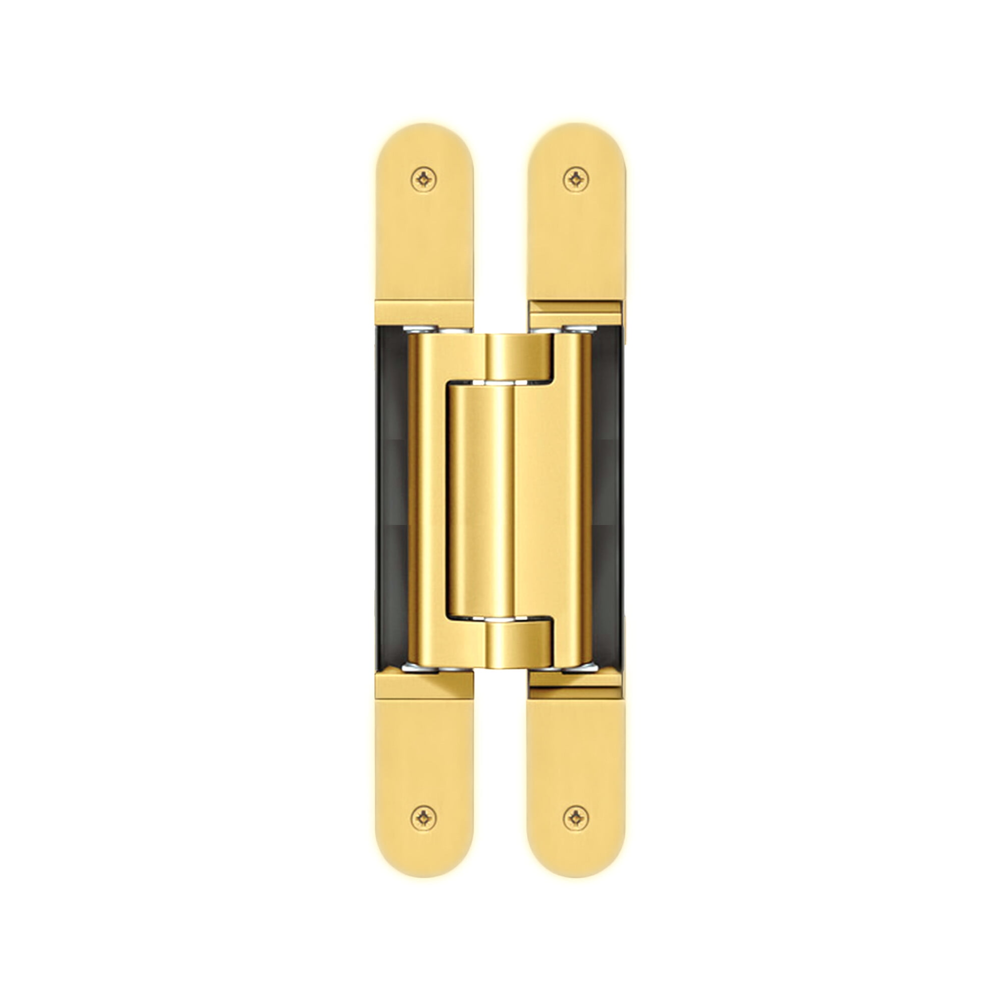 Brixwell QHWB-006 Concealed Hinge, TECTUS TE 640 3D Polished Brass Finish For Door Weight 440 ...