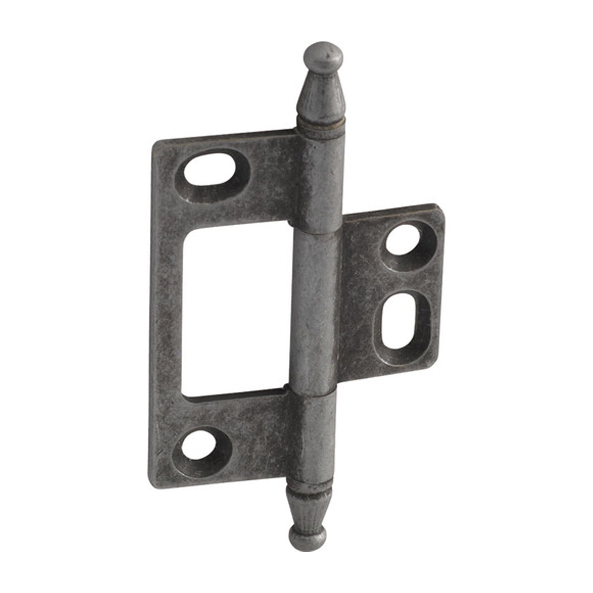 Brixwell QIDY-010 Decorative Butt Hinge With Non Mortised Minaret Finial Tin Plated Finish ...