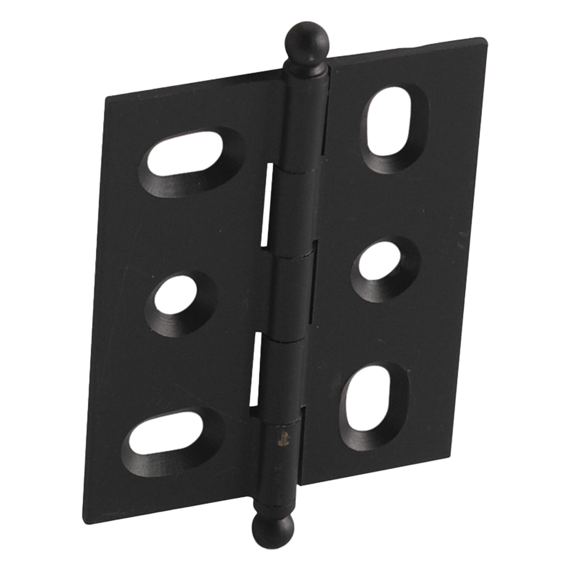 Brixwell QIEA-009 Decorative Butt Hinge With Mortise Ball Finial Black Finish - Walmart.com