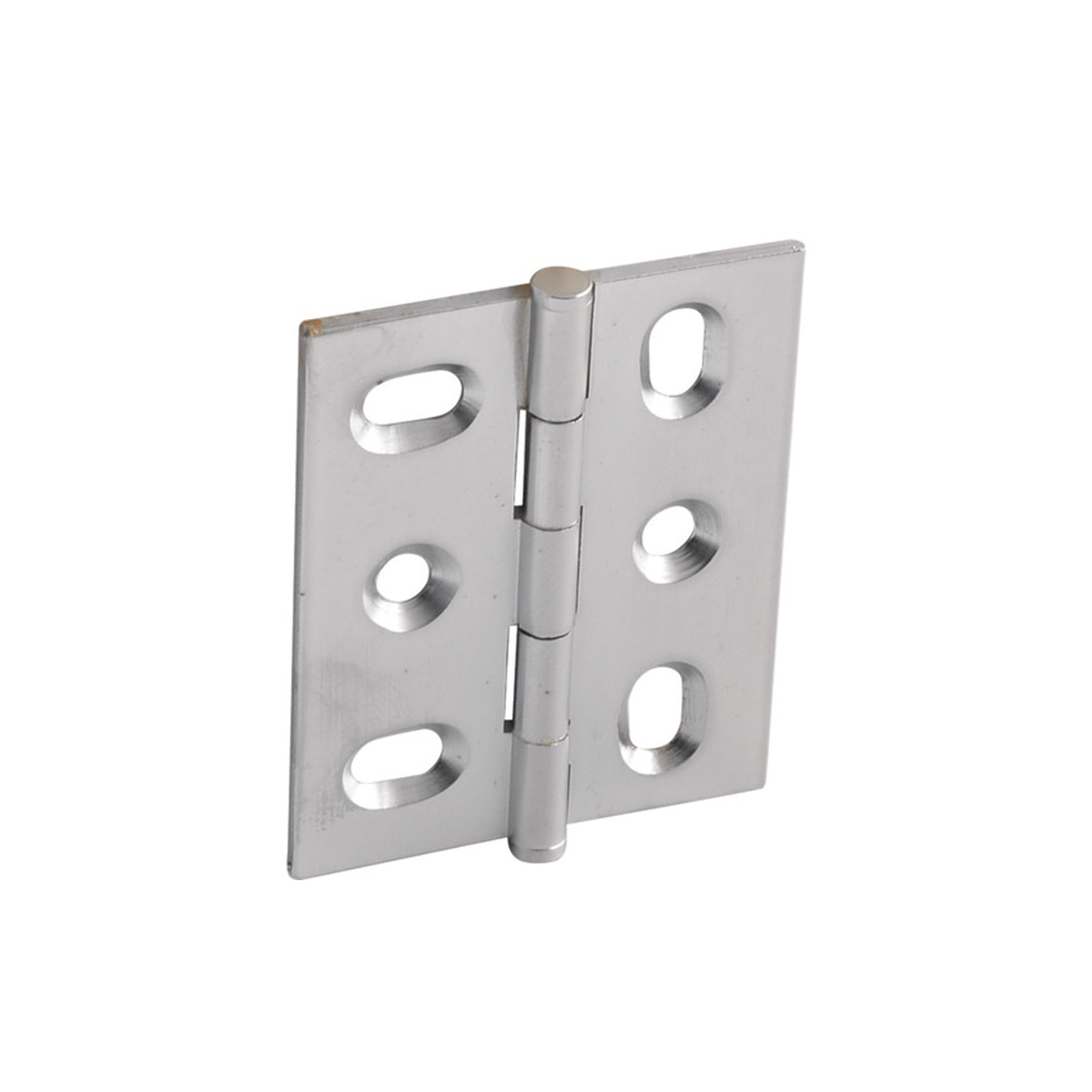 Brixwell QIEU-006 Decorative Butt Hinge With Mortise Button Finial Satin Plated Finish - Walmart.com