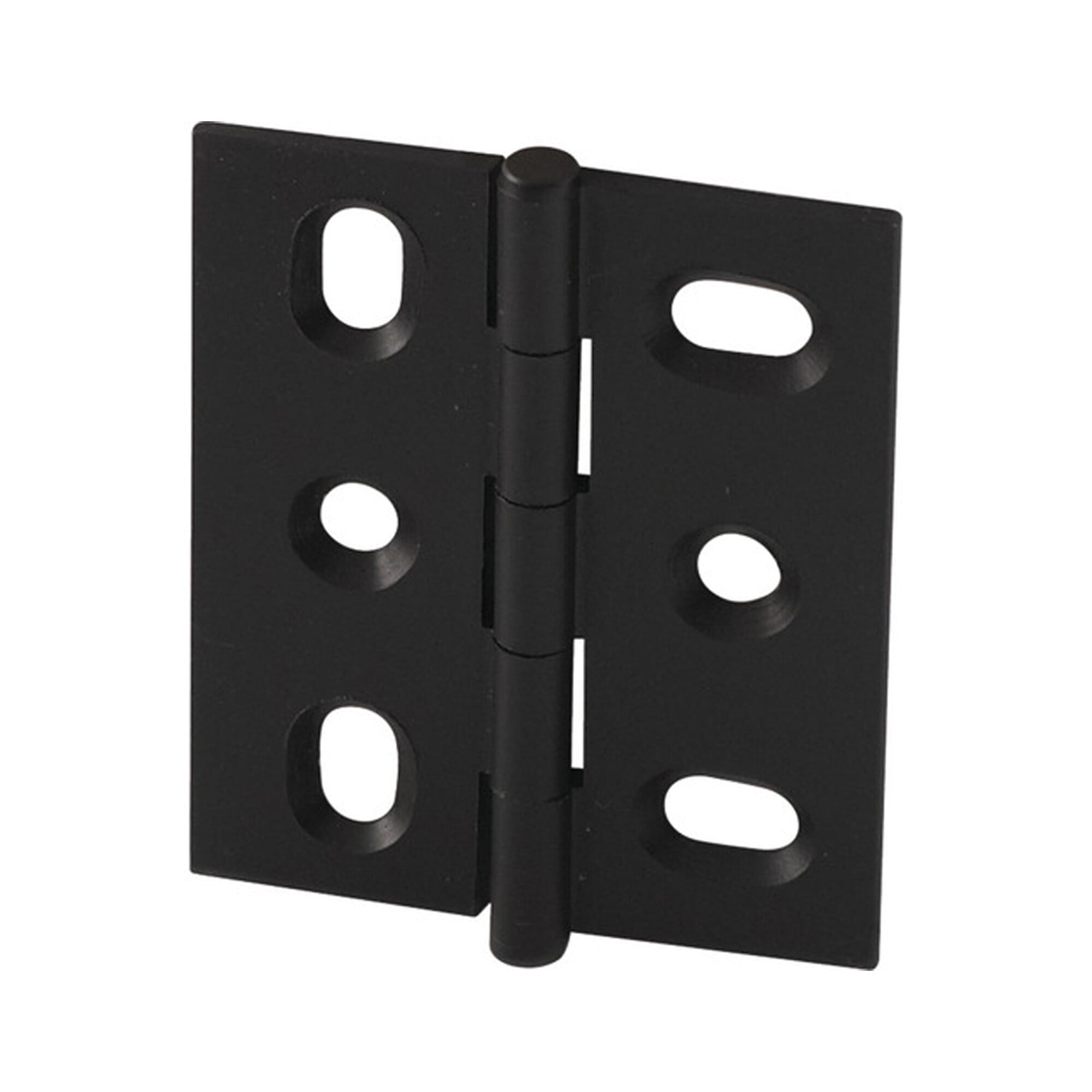 Brixwell QIEU-008 Decorative Butt Hinge With Mortise Button Finial Black Finish - Walmart.com