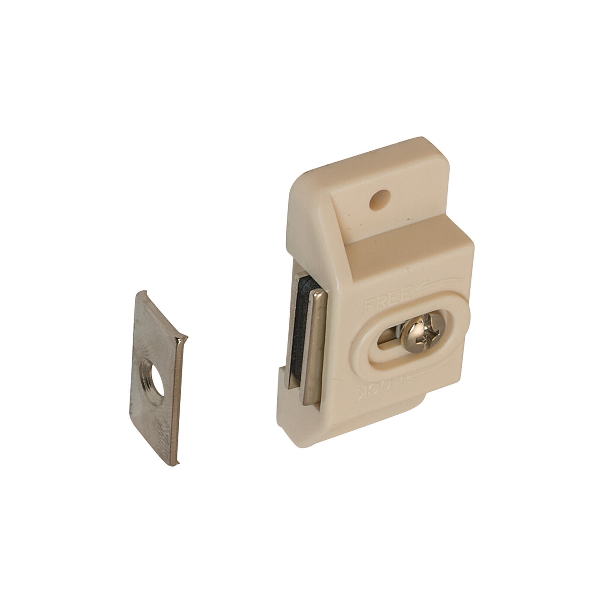 Brixwell QIIH-001 Magnetic Catch, Adjustable Holding Power 3 kg Ivory ...