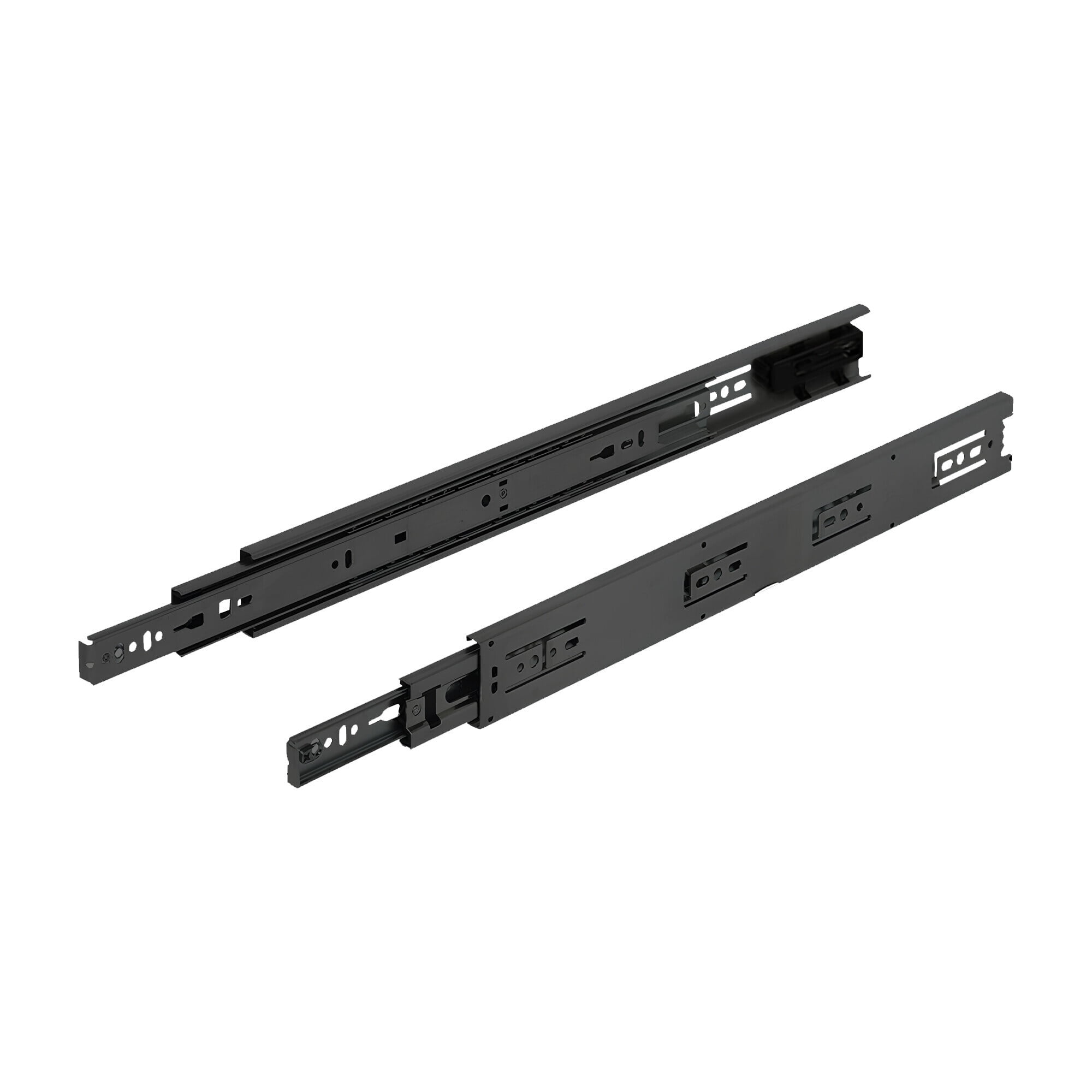 Brixwell QIIY-012 Telescopic Side Mounted Cam Adjust Slide,Self Close,Full Extension 22 ...