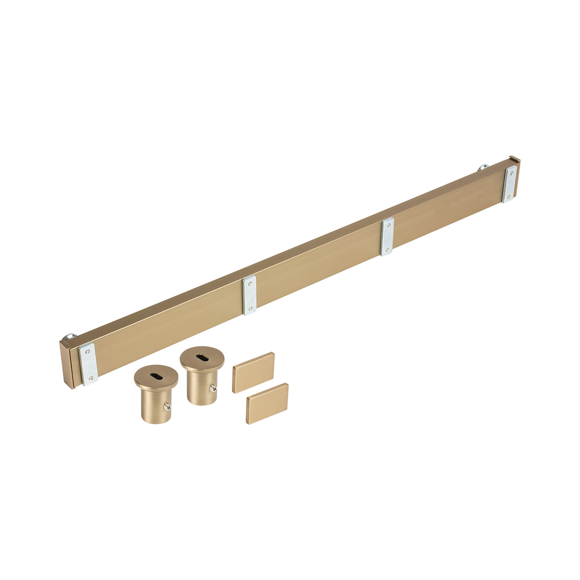 Brixwell QIK0-006 Vertical Mounts 19/32" Height Matt Gold Finish ...