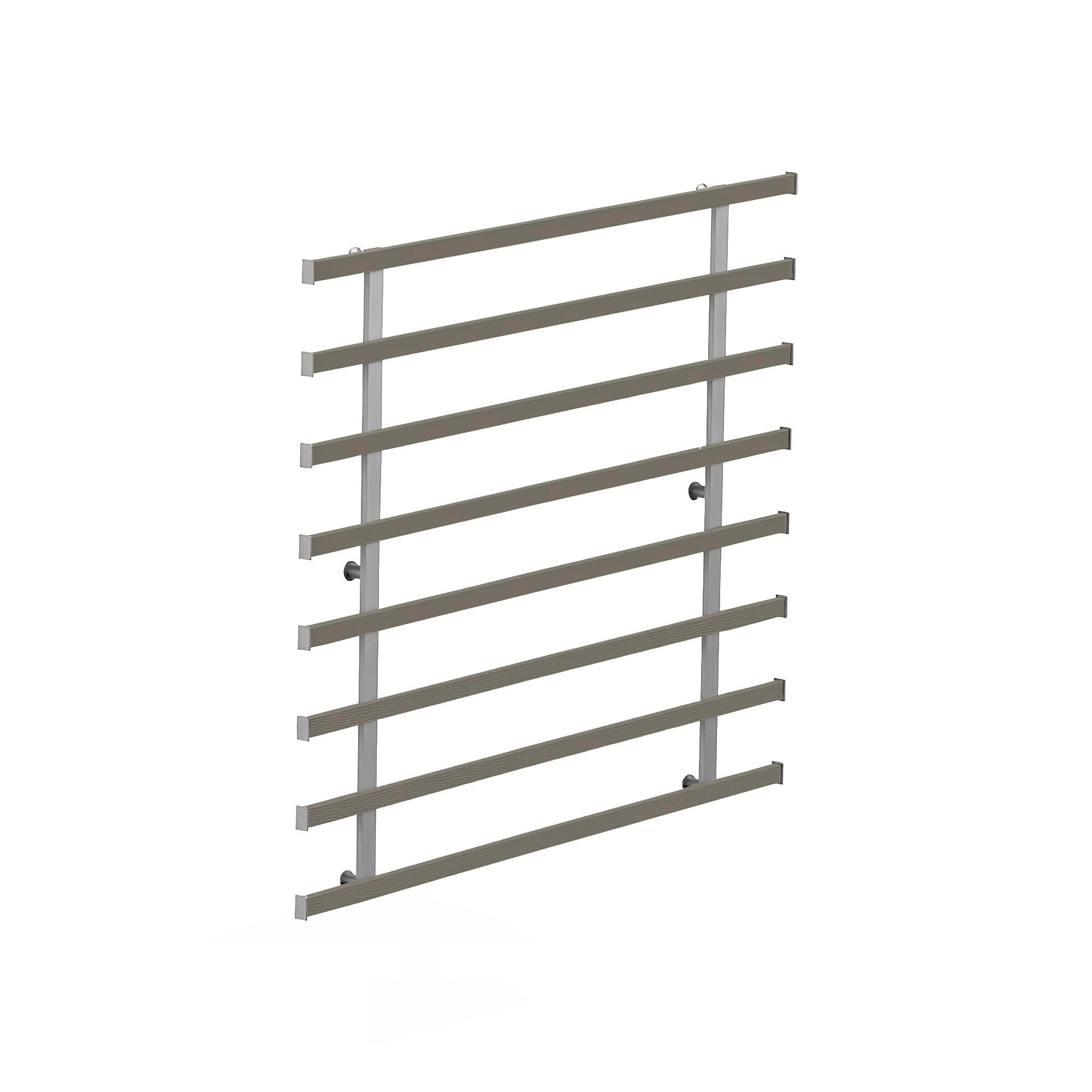 Brixwell QIKC-032 Frame Kit, Octave Wall Mount System 47" Width Pewter ...