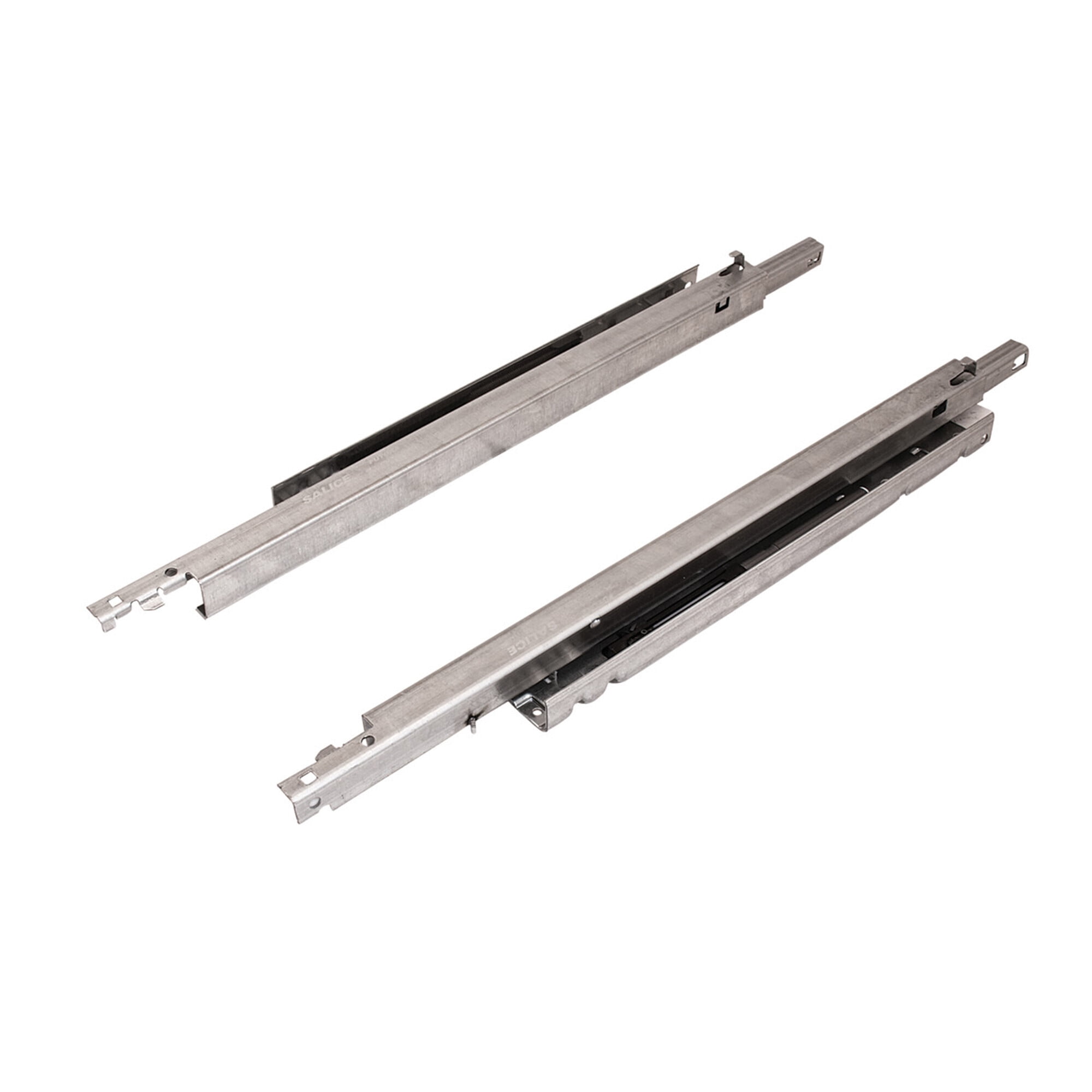 Brixwell QIM5-003 Salice Smove Bottom Mount Concealed Slide, Full Extension 16" Length Zinc ...