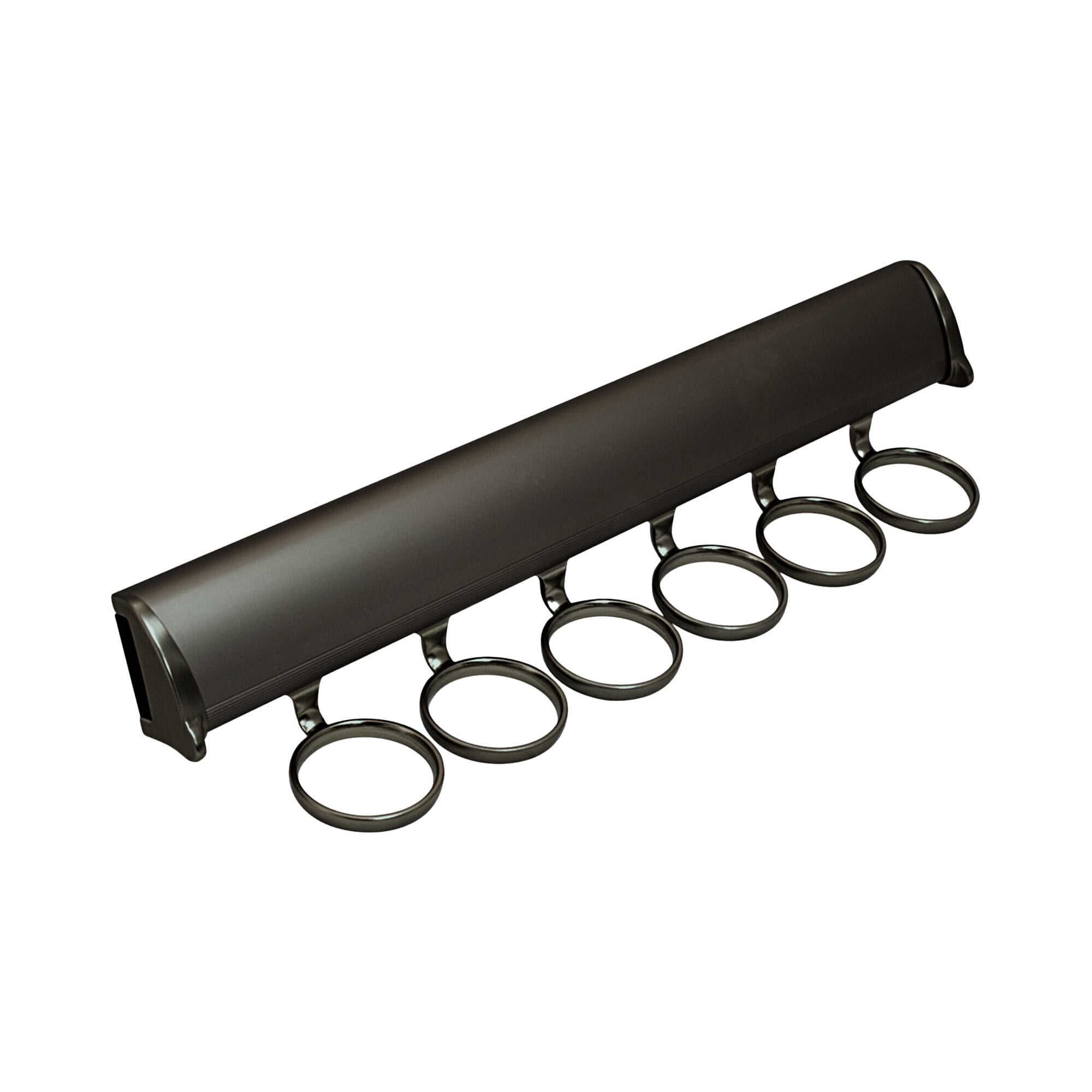 Brixwell QINA-002 Scarf Rack, 6 Hook With Full Extension Slide Black Finish - Walmart.com