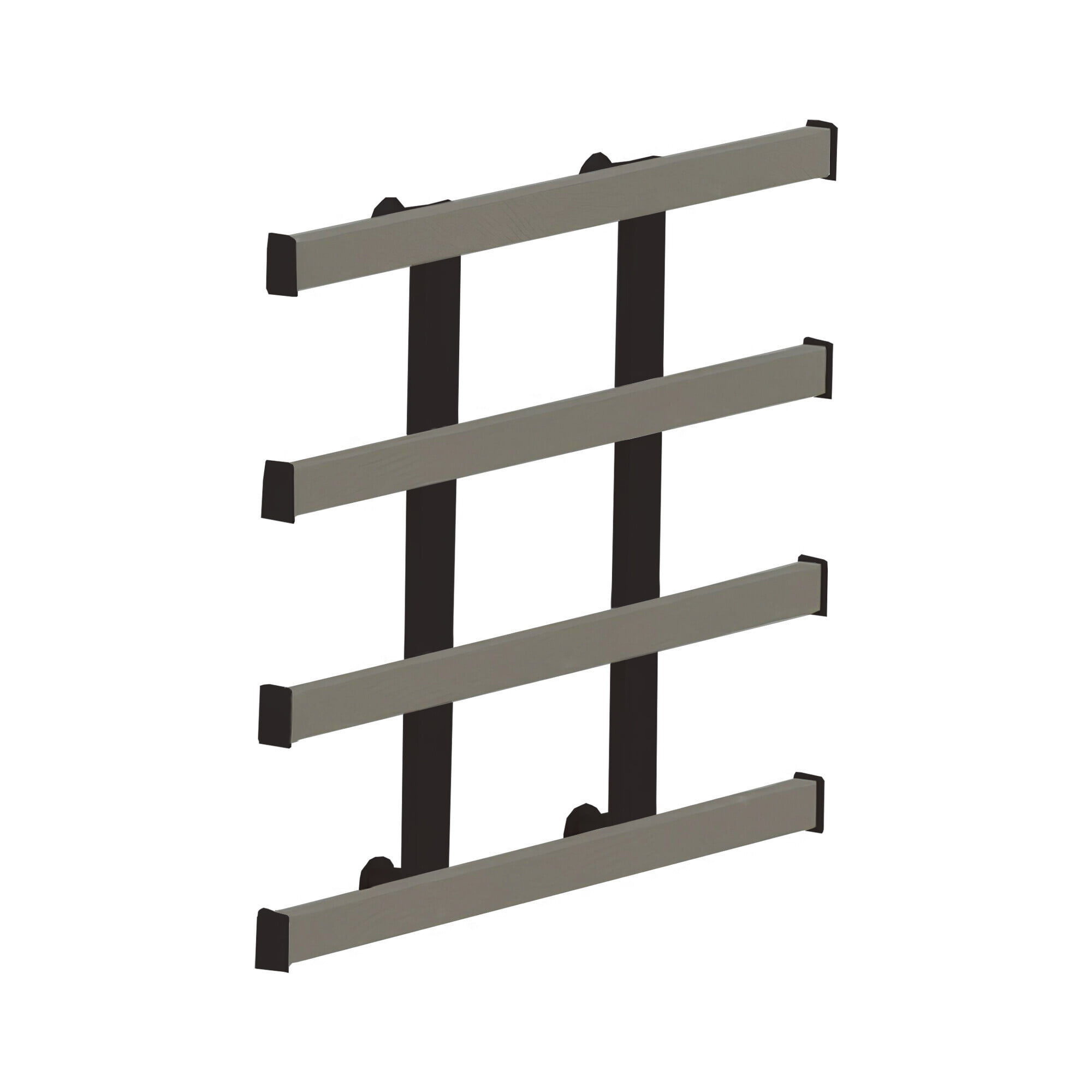 Brixwell QINZ-041 Frame Kit, Quartet Wall Mount System 23" Width Pewter ...