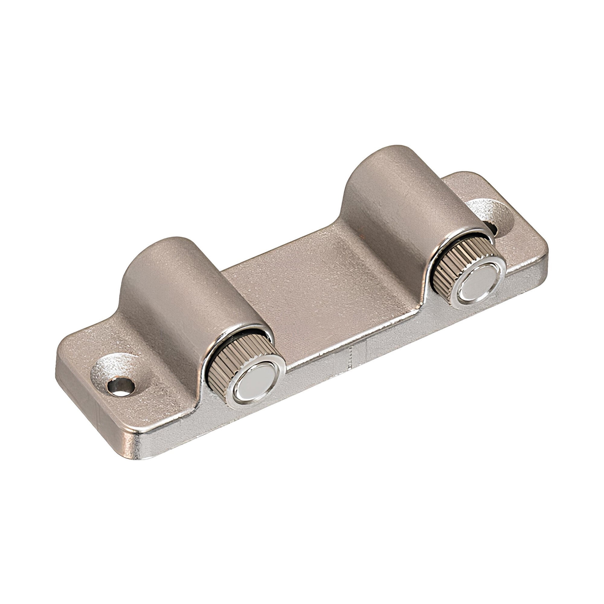 Brixwell QIQO-001 Magnetic Double Catch, with Adjustable Magnets Holding power Nickel Plated ...