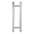 Brixwell SPL8X8CH Square Ladder Pull Back-to-Back Handle, 8" Mounting ...