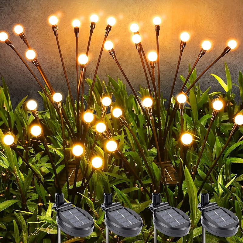 BrizLabs Solar Halloween Lights, 2 Pack 12 LED 2 Modes Halloween Eyeball Lights, Outdoor Pathway ...