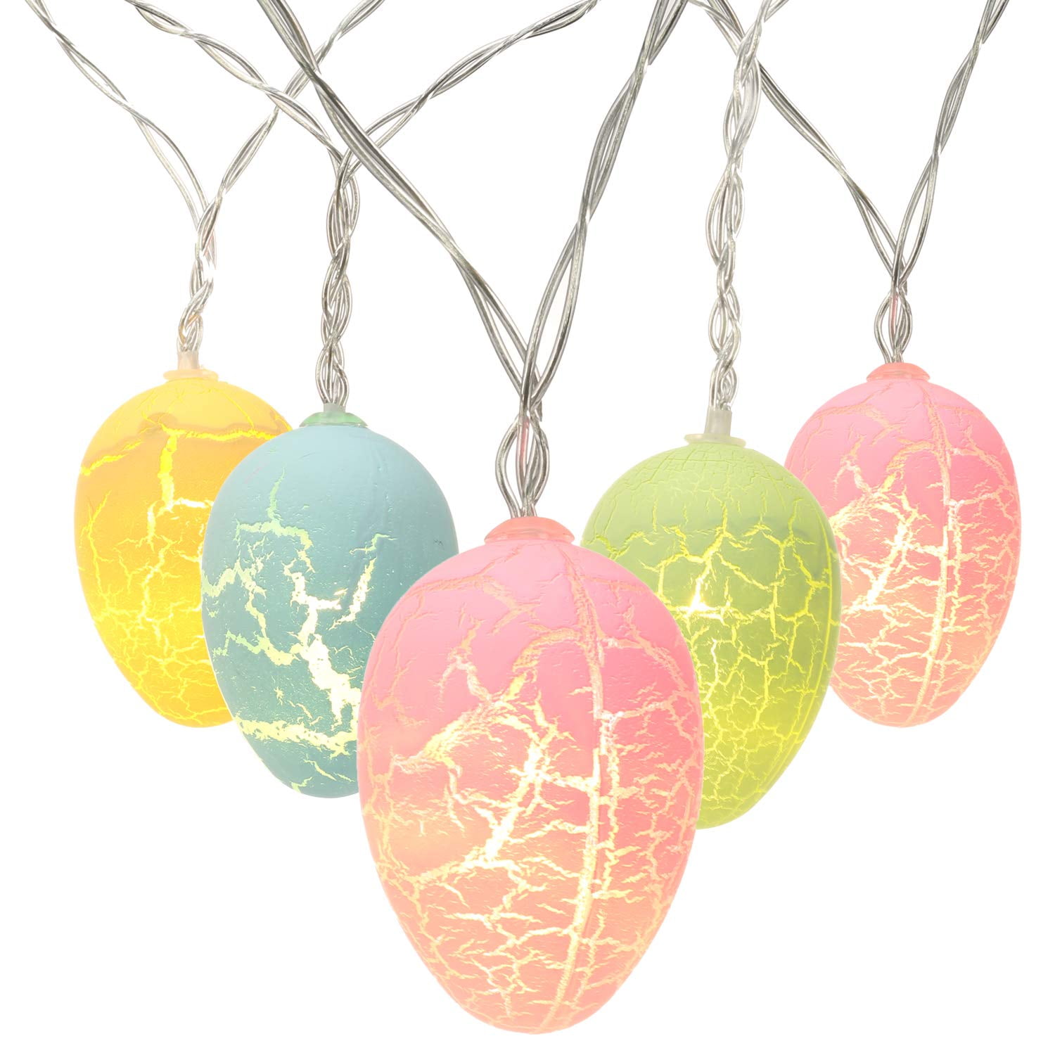 BrizLabs String Lights, 13.12ft 20 LED Easter Lights, Battery Operated ...