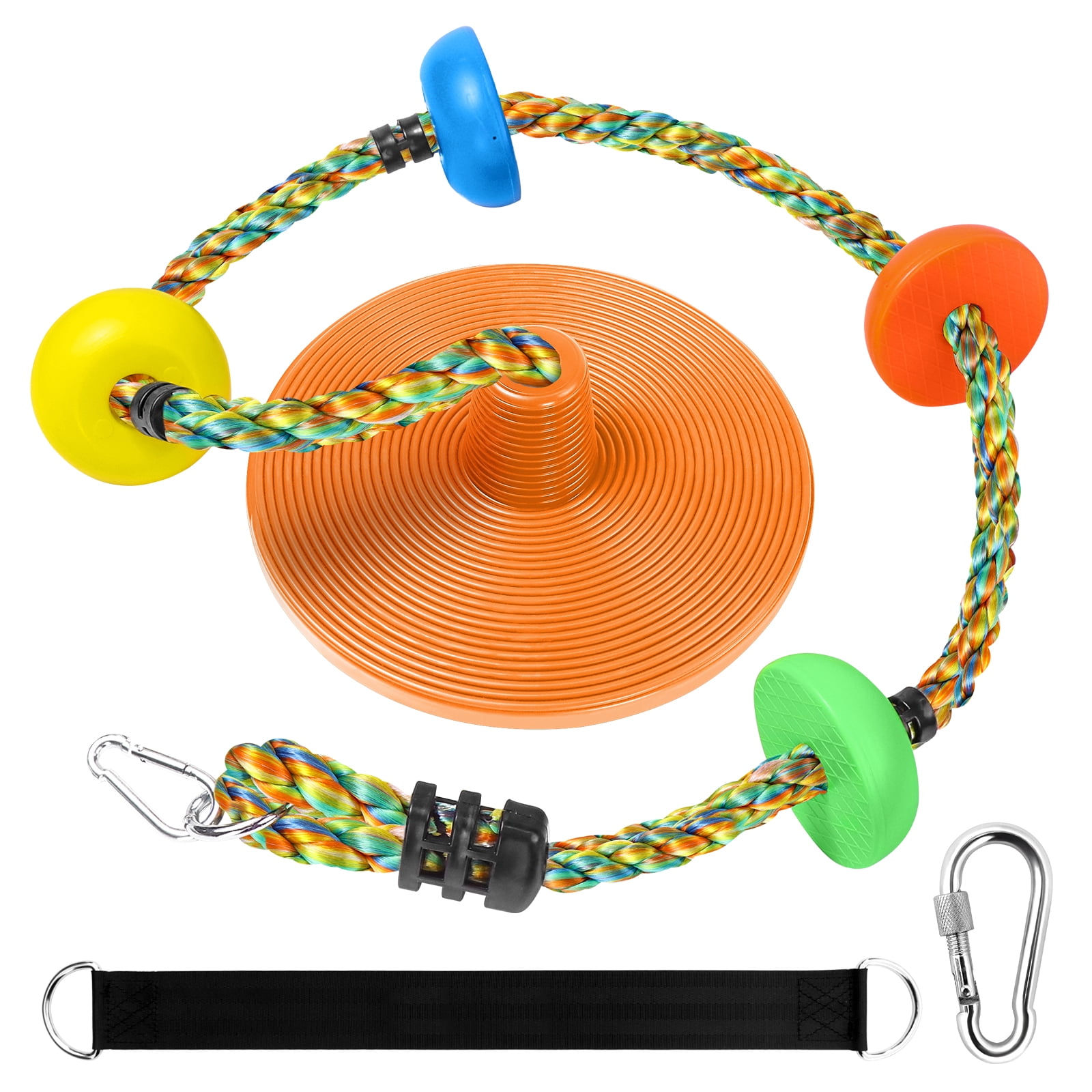 Brizi Living Climbing Rope with Platforms and Disc Swing Seat Set ...