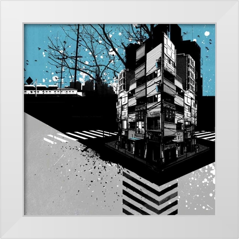 Brizzi, Elizabeth 15x15 White Modern Wood Framed Museum Art Print ...