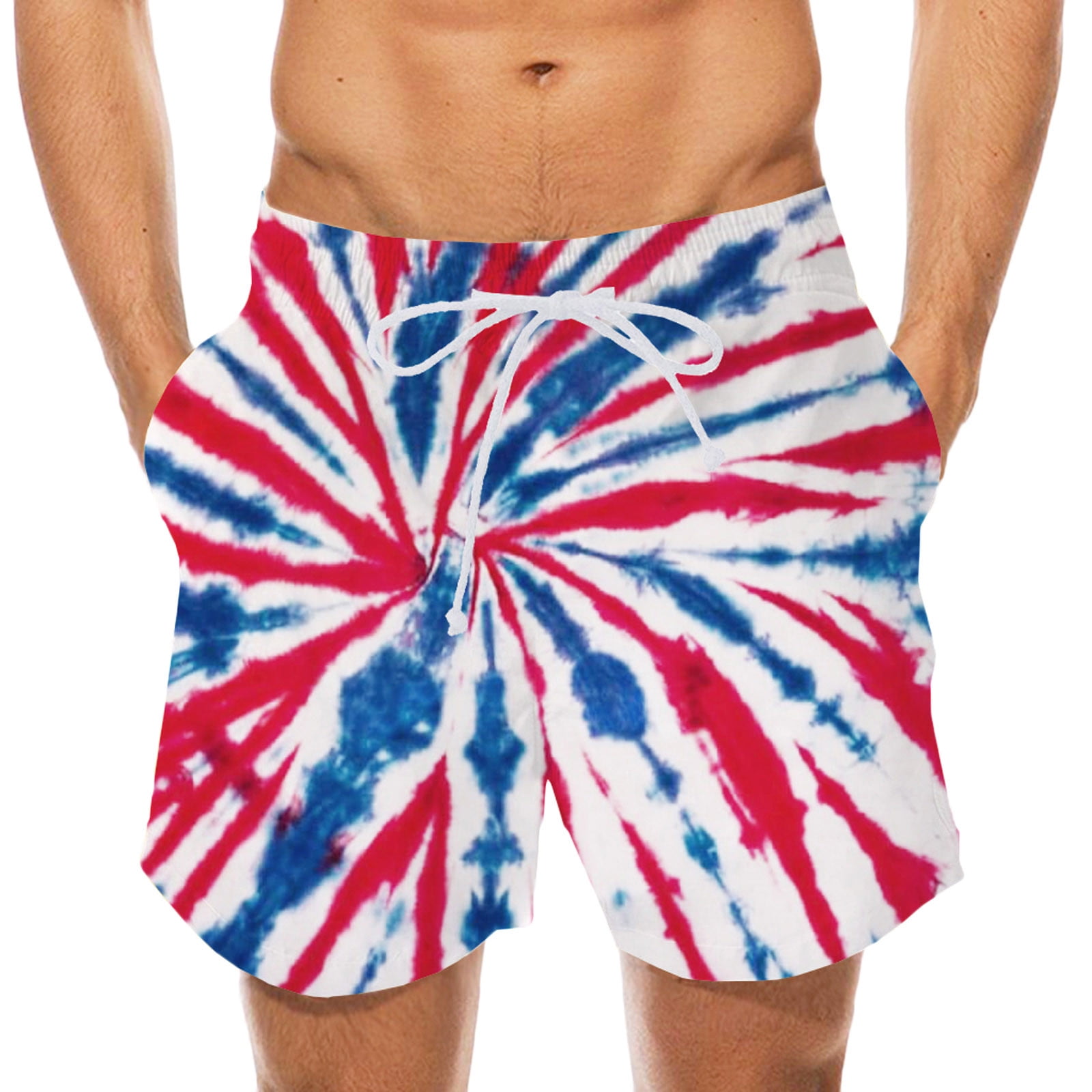 Brnmxoke American Flag Mens Swim Trunks 5 Inch,Quick Dry Mens Swimming ...