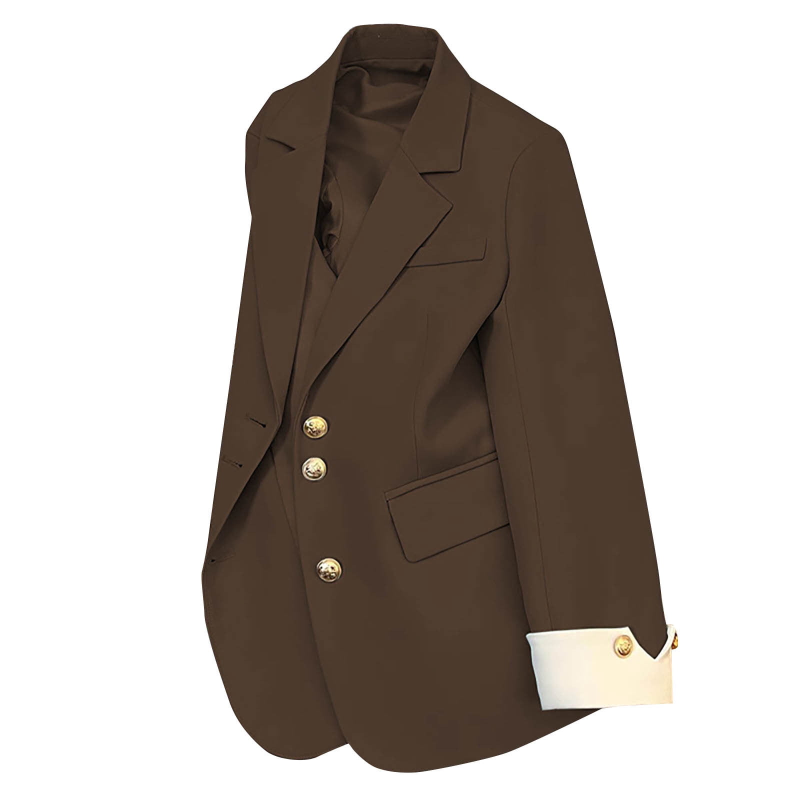 Brnmxoke Blazer for Women Elegant Blazer Jackets for Women Open Front ...