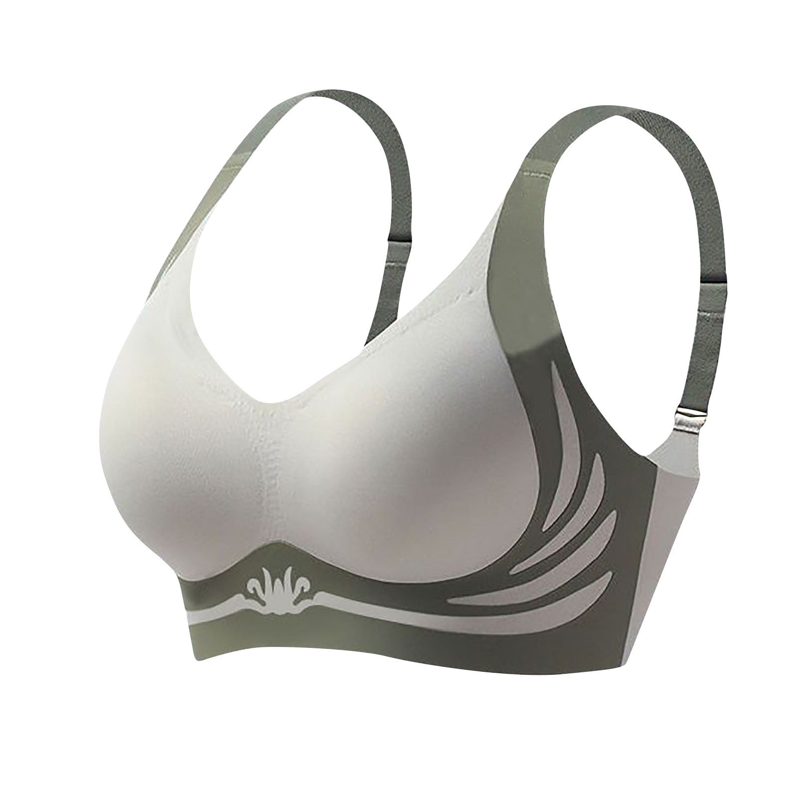 Brnmxoke Bras Senior Women Push up Bras Comfortable Wireless Lift Full ...