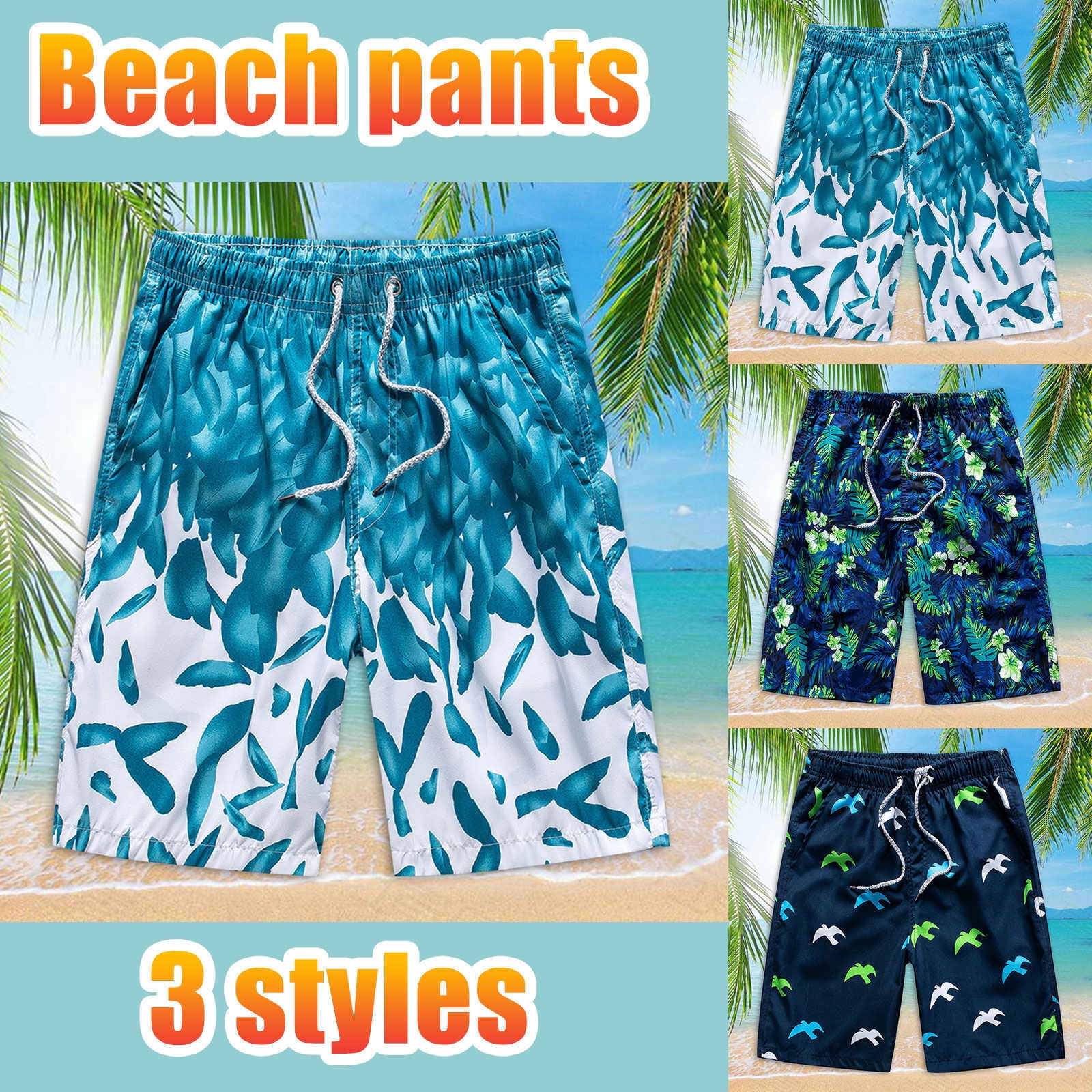 Brnmxoke Men's Surfing Trunks Quick-Dry Swim Shorts Mens Swim Trunks 7 ...