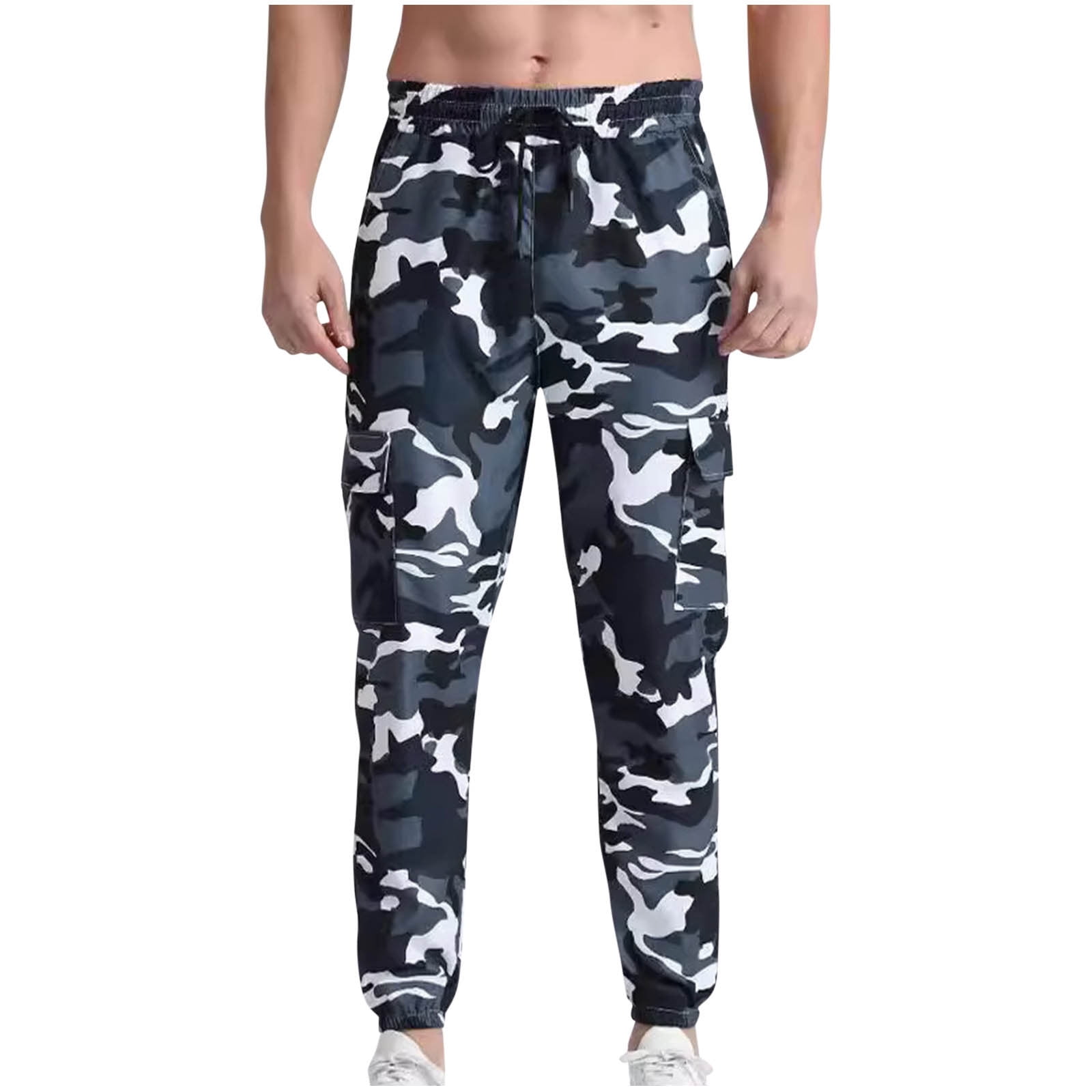 Brnmxoke Mens Camouflage Cargo Pants Outdoor Military Army Cargo Pants ...