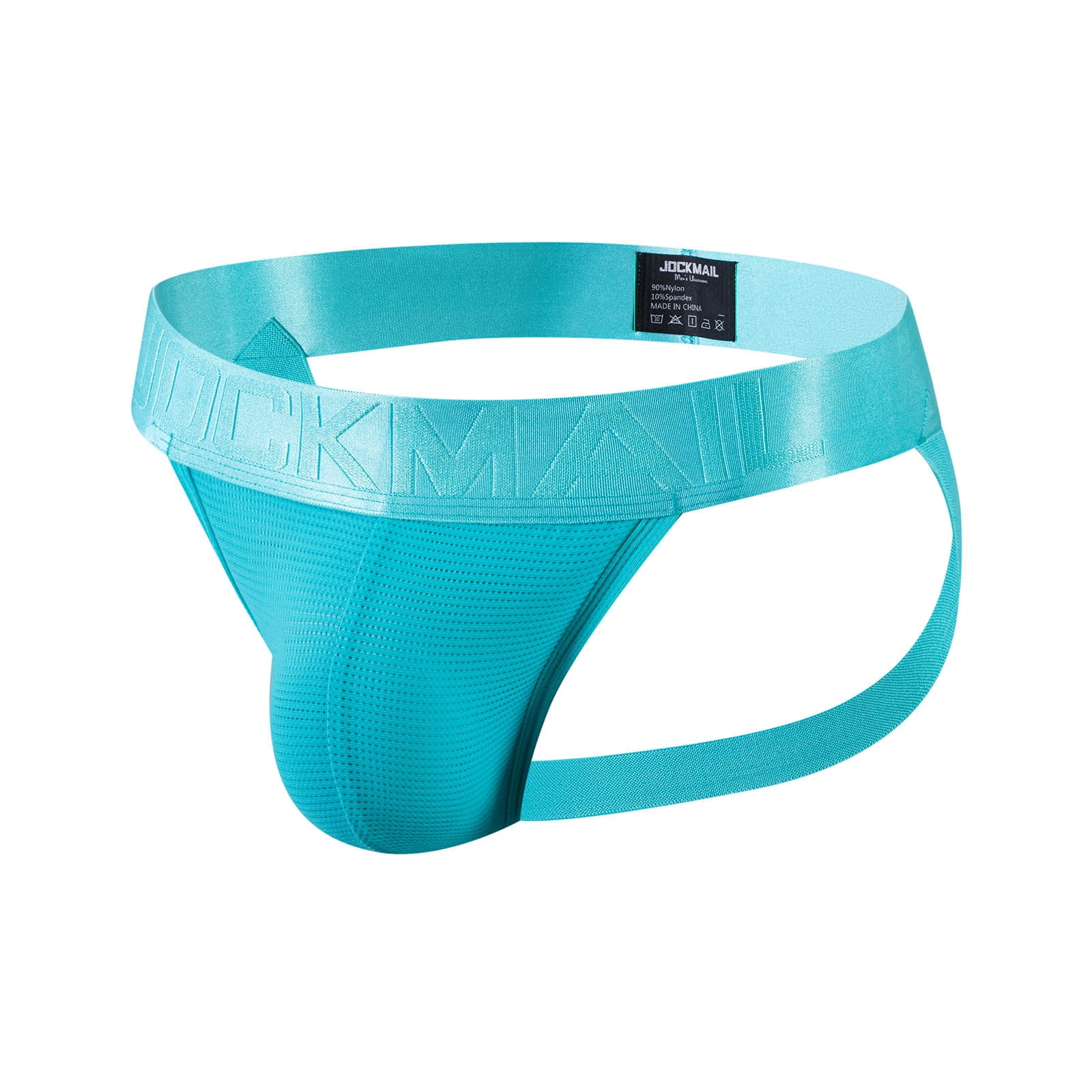 Brnmxoke Mens Jockstrap Underwear Low Waist Mesh Breathable Athletic ...